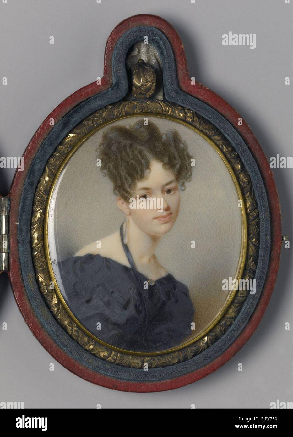 Thomas Seir Cummings - Portrait of Elizabeth Stirling Foote Stock Photo ...