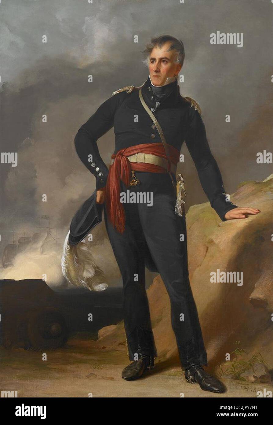 Thomas Sully - Colonel Samuel Boyer Davis Stock Photo - Alamy