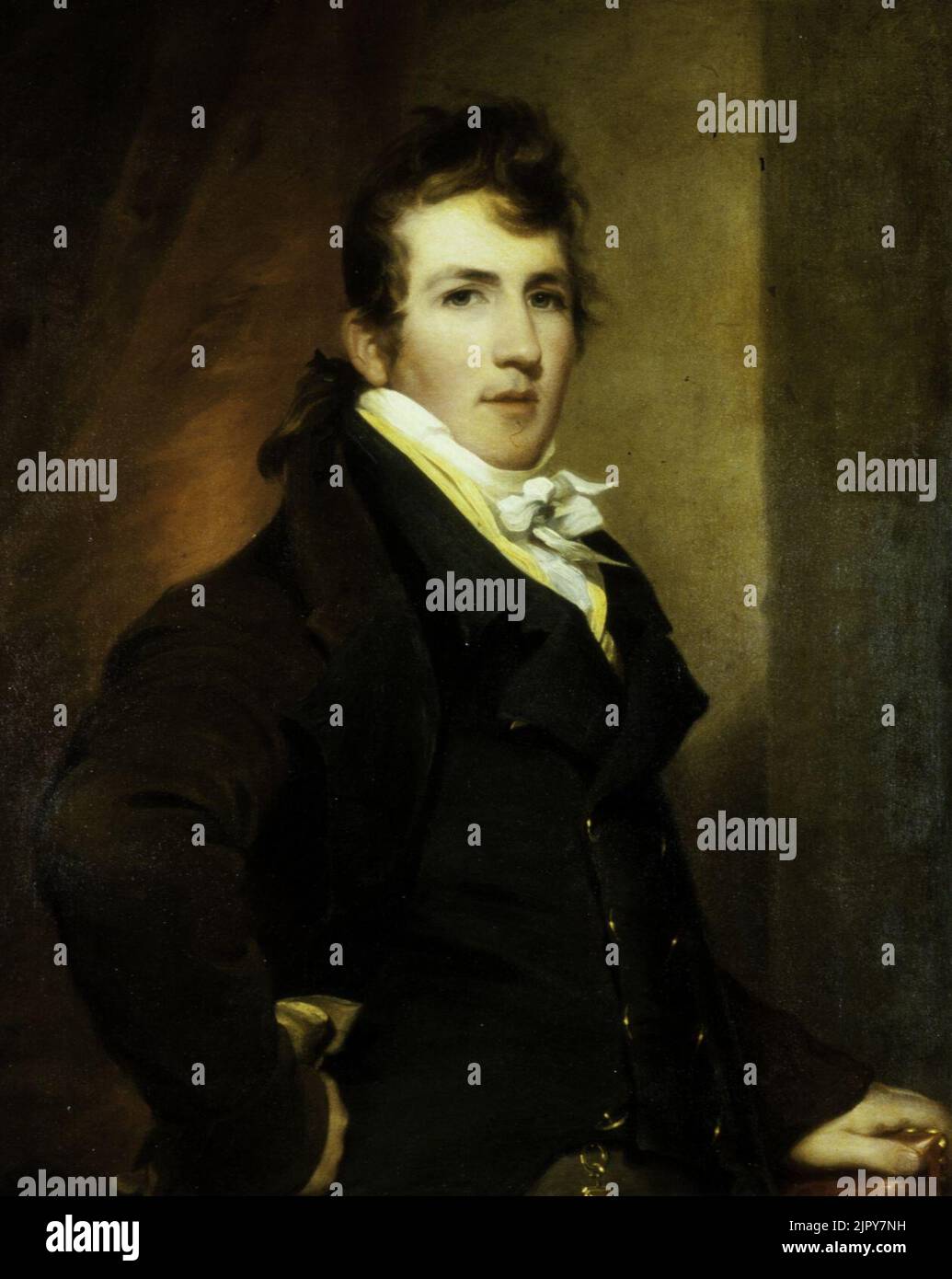 Thomas Sully - Portrait of Robert Erwin Gray Stock Photo - Alamy