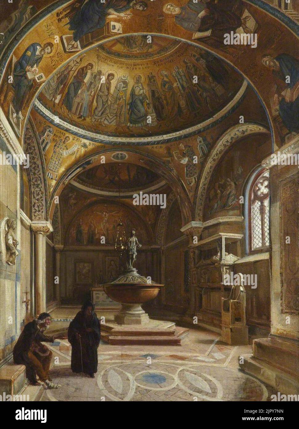 Thomas Stuart Smith-Interior of San Marco Stock Photo - Alamy