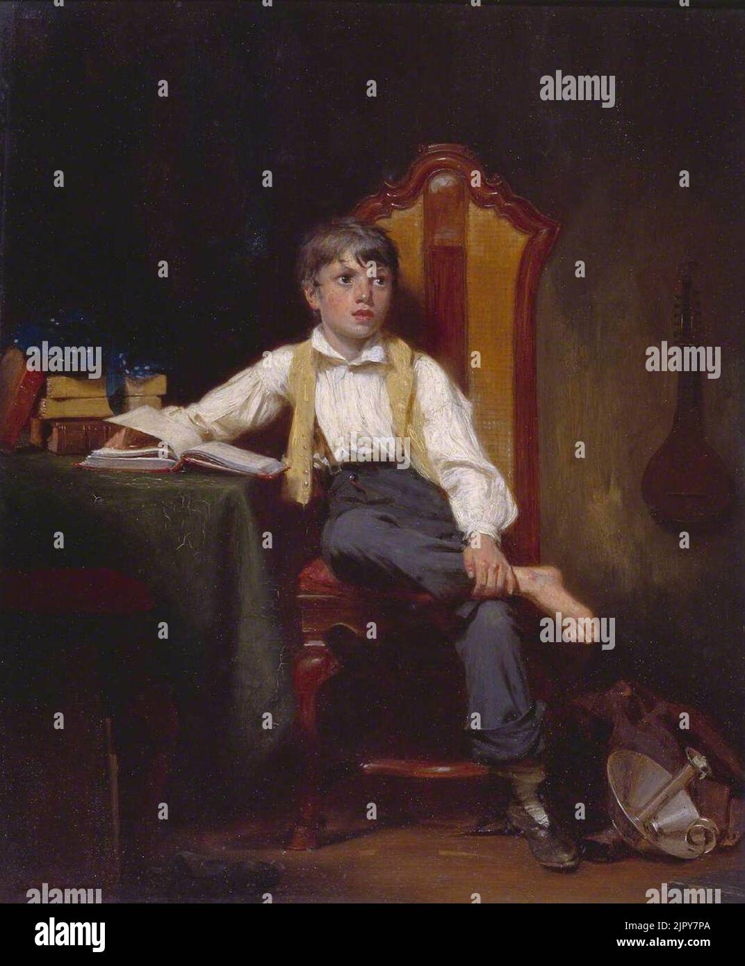 Thomas Sword Good (1789-1872) - Study of a Boy Stock Photo - Alamy