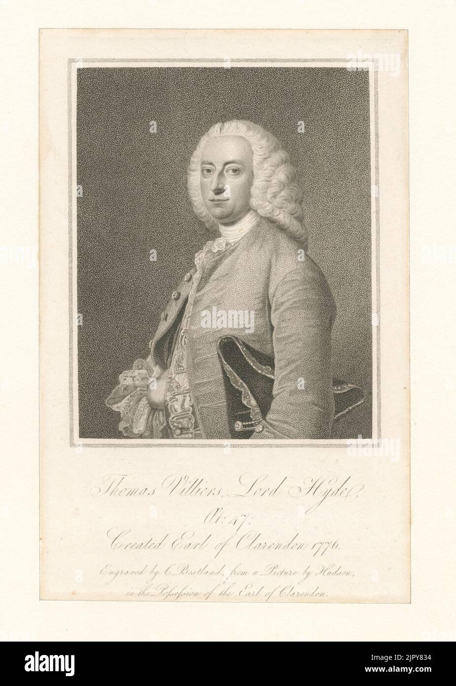 Thomas Villiers, Lord Hyde, (age) 47, created Earl of Clarendon 1776 ...