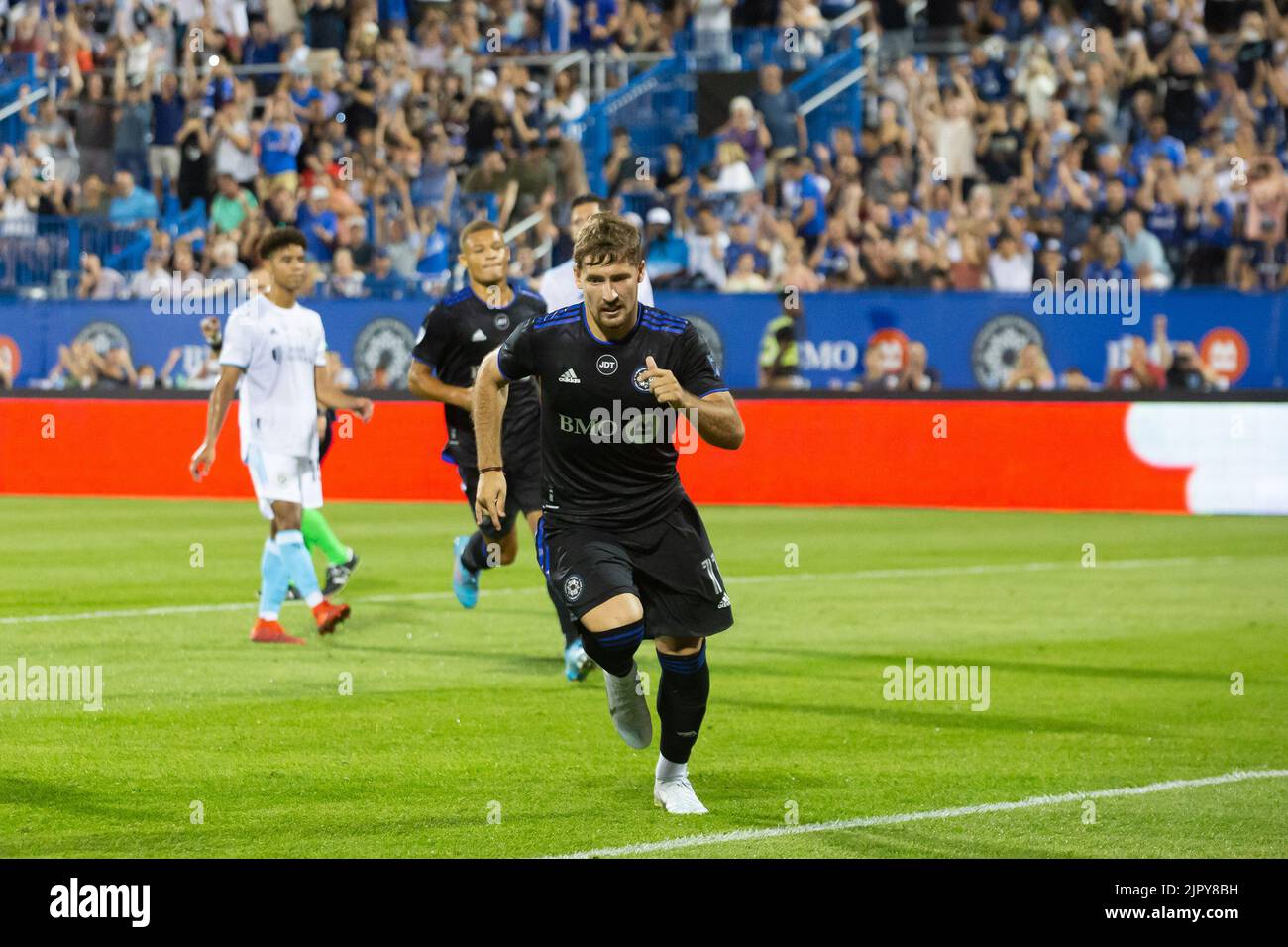 August 20, 2022: CF Montreal Matko Miljevic (11) celebrates after ...