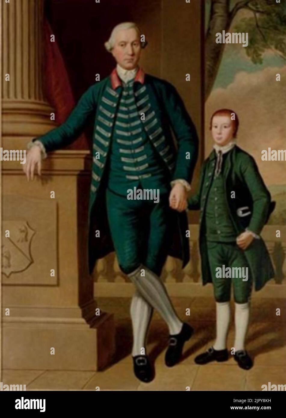 Thomas Wyndham with his father Charles Edwin Wyndham Stock Photo - Alamy