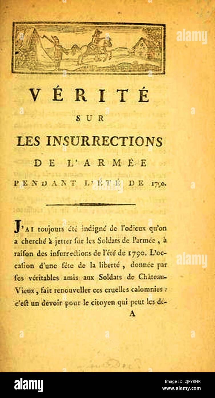 Thomas-Augustin de Gasparin Vérité sur les insurrections de l'armée ...