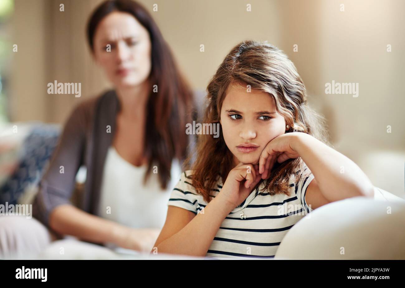 Child reprimanded by parent hi-res stock photography and images - Alamy