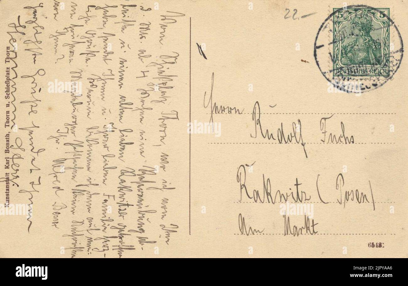 Thorn, Westpreußen - Schießplatz, Westlager mit Haubitzbatterie in ...