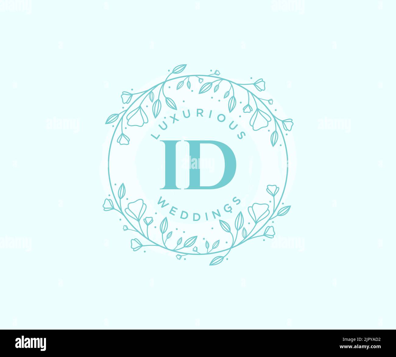 Initials id Stock Vector Images - Alamy
