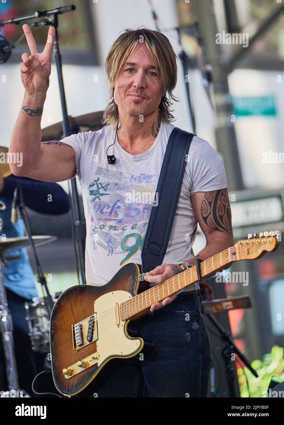 NEW YORK, NY, USA - JUNE 30, 2022: Keith Urban Performs on NBC's "Today ...