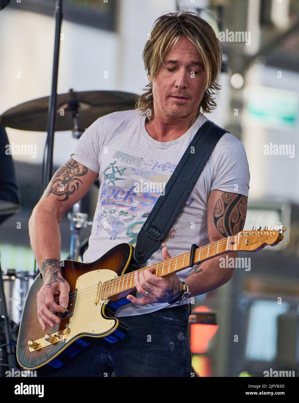 NEW YORK, NY, USA - JUNE 30, 2022: Keith Urban Performs on NBC's "Today ...
