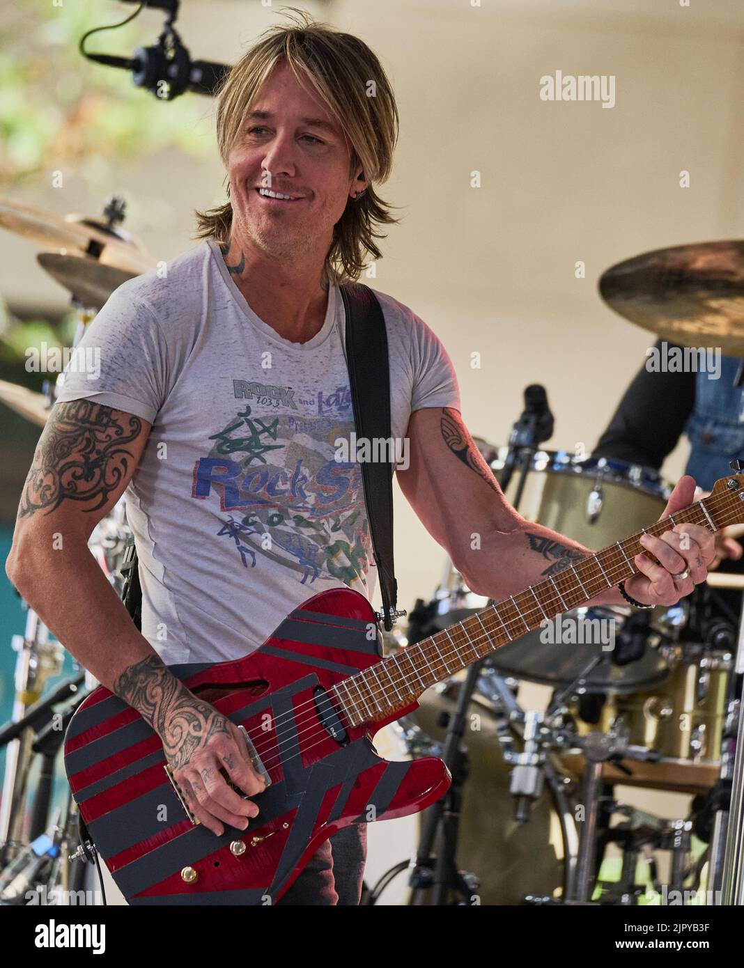 NEW YORK, NY, USA - JUNE 30, 2022: Keith Urban Performs on NBC's "Today ...