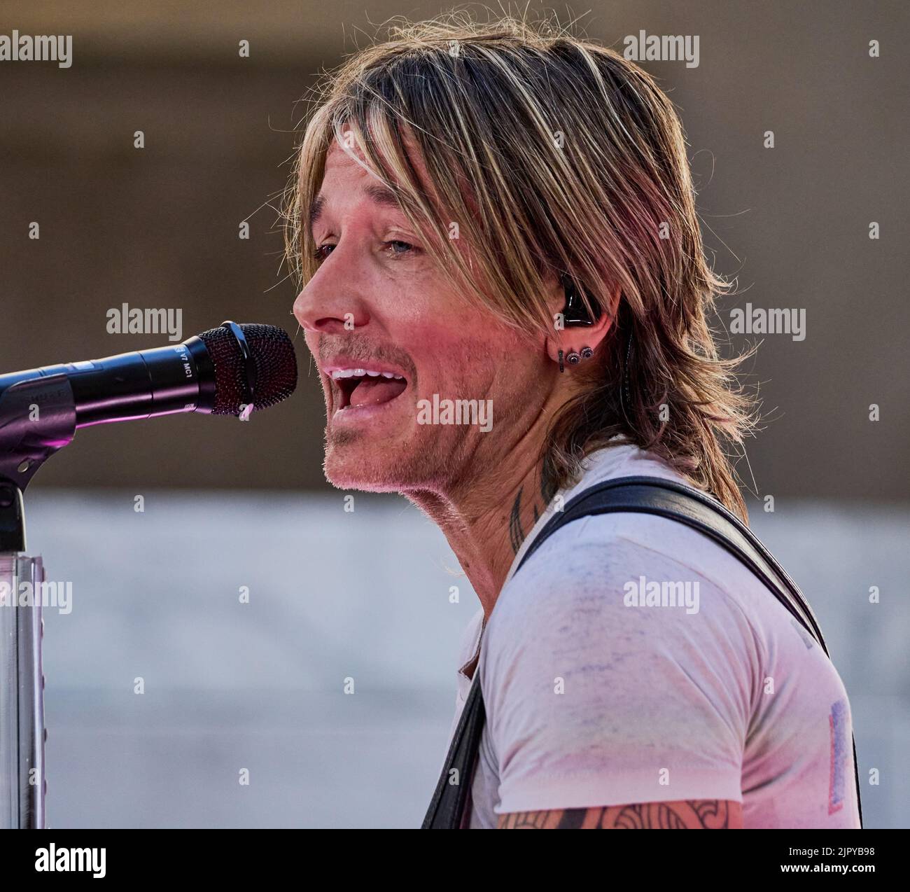 NEW YORK, NY, USA - JUNE 30, 2022: Keith Urban Performs on NBC's "Today ...