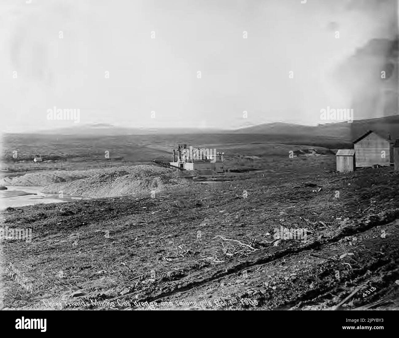 Dredge operation Black and White Stock Photos & Images - Alamy