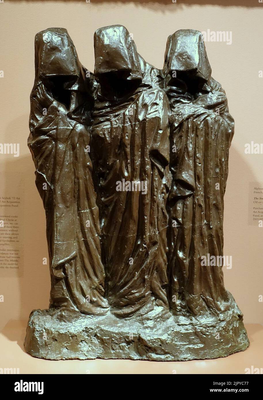 Three Holy Women at the Tomb, by George Minne, Belgian, 1896, plaster ...