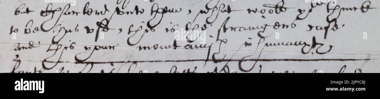 Three lines from the play, ''Sir Thomas More'' Stock Photo - Alamy