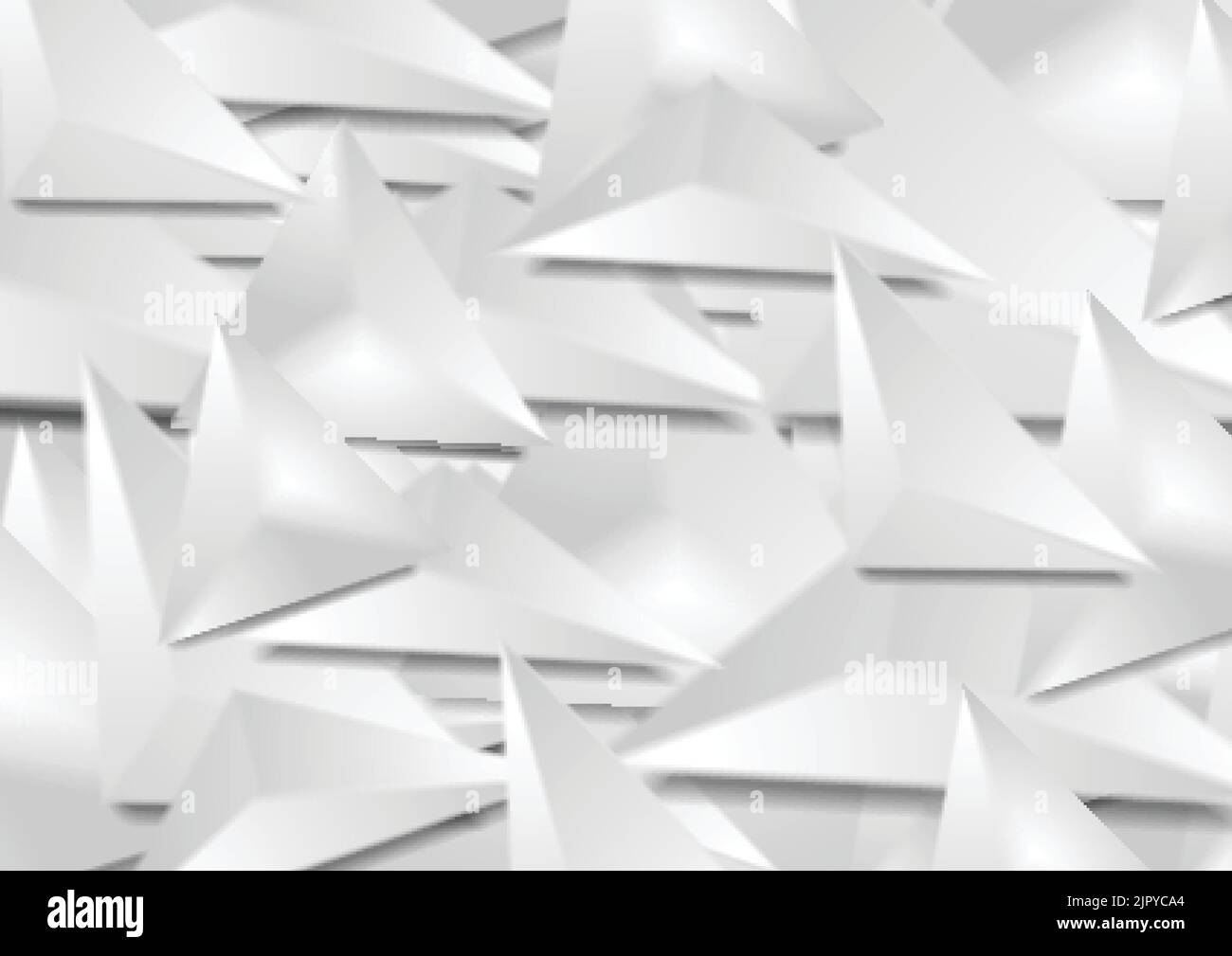Grey 3d smooth triangles geometric polygonal background. Vector ...