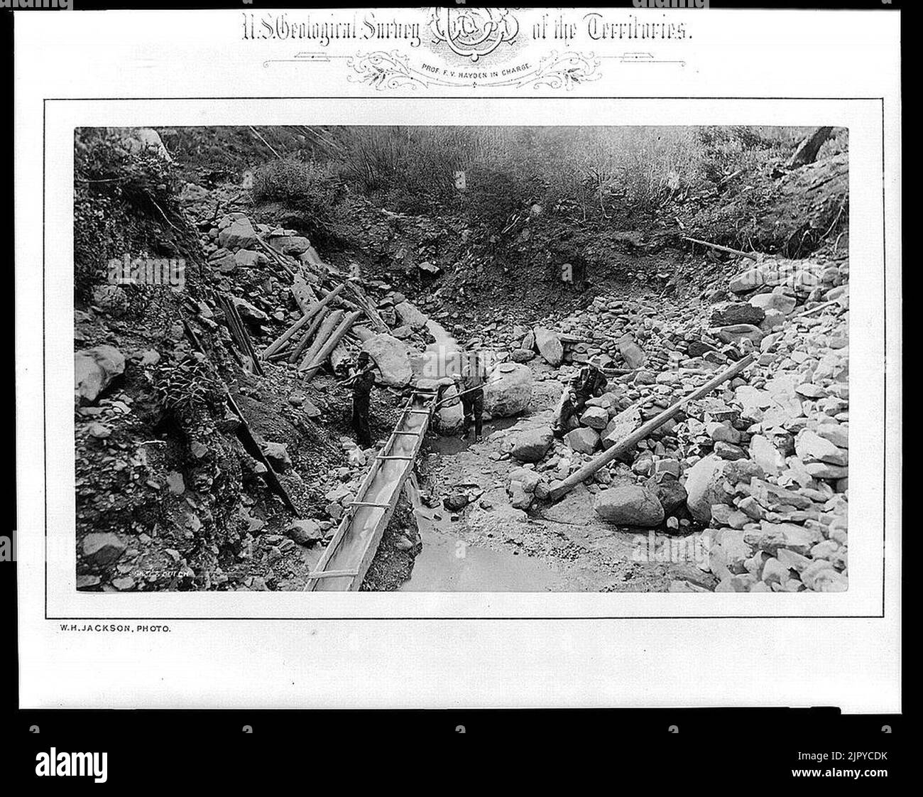 Gulch mining Black and White Stock Photos & Images - Alamy