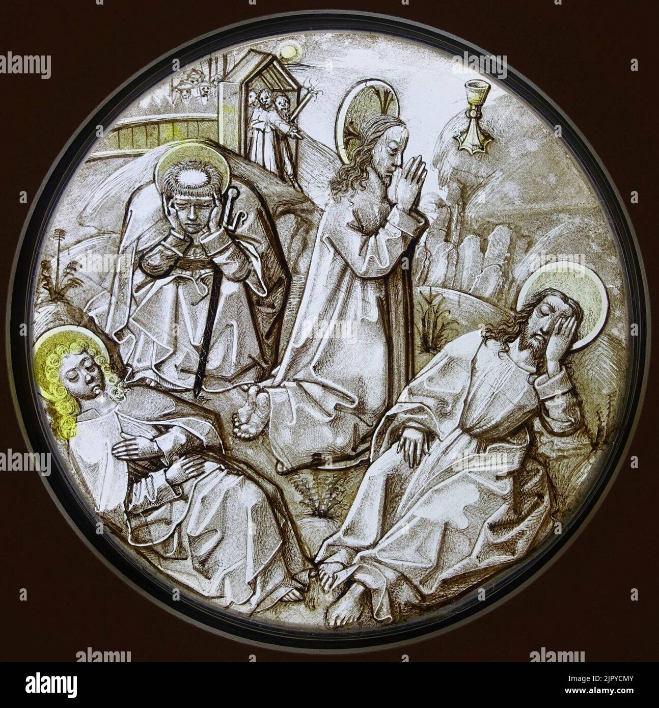 Three Roundels with Scenes from the Life of Christ, 2. Christ on the ...
