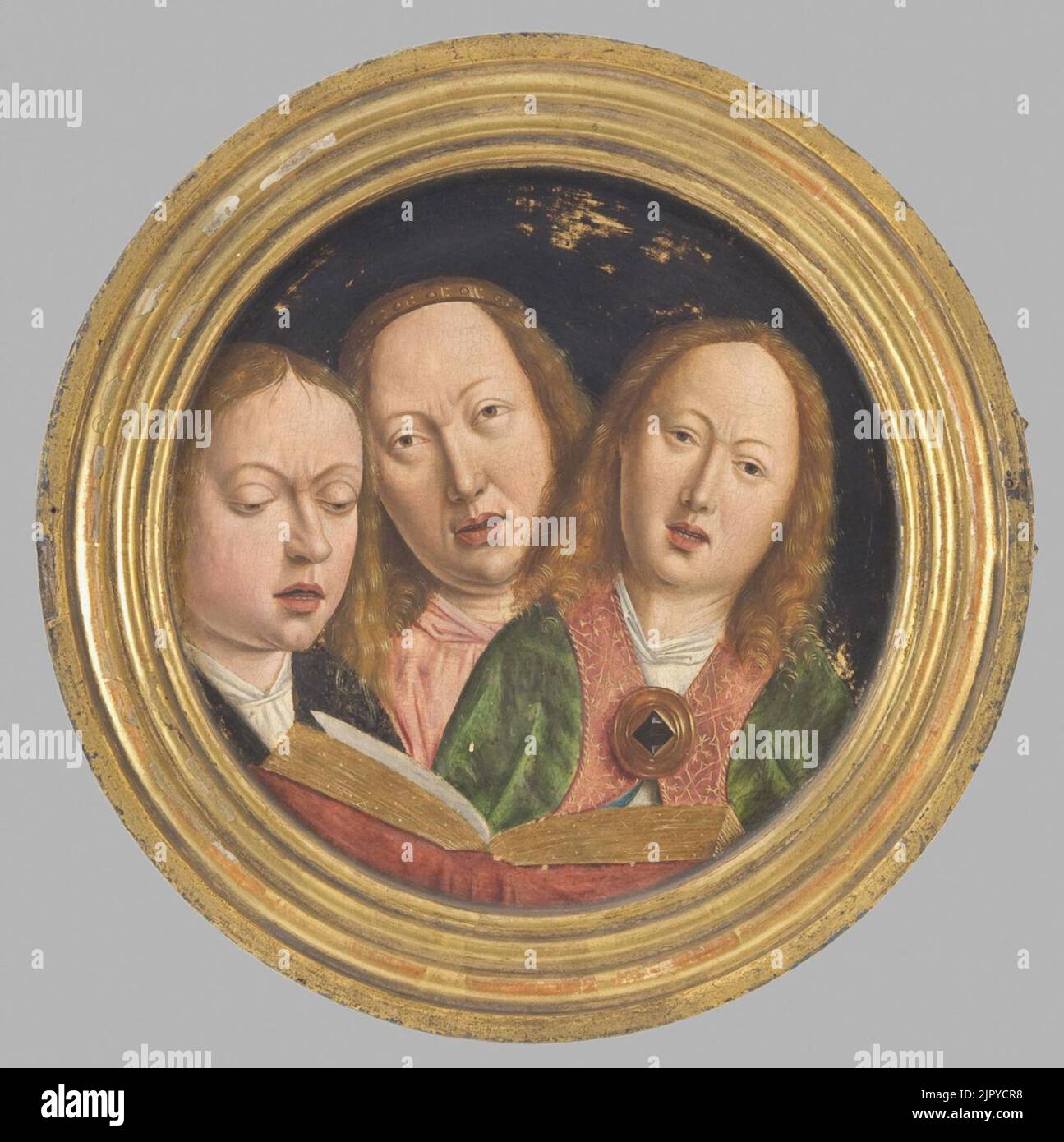 Three Singing Angels after Jan van Eyck c. 1500-1525 Cat317a Stock ...