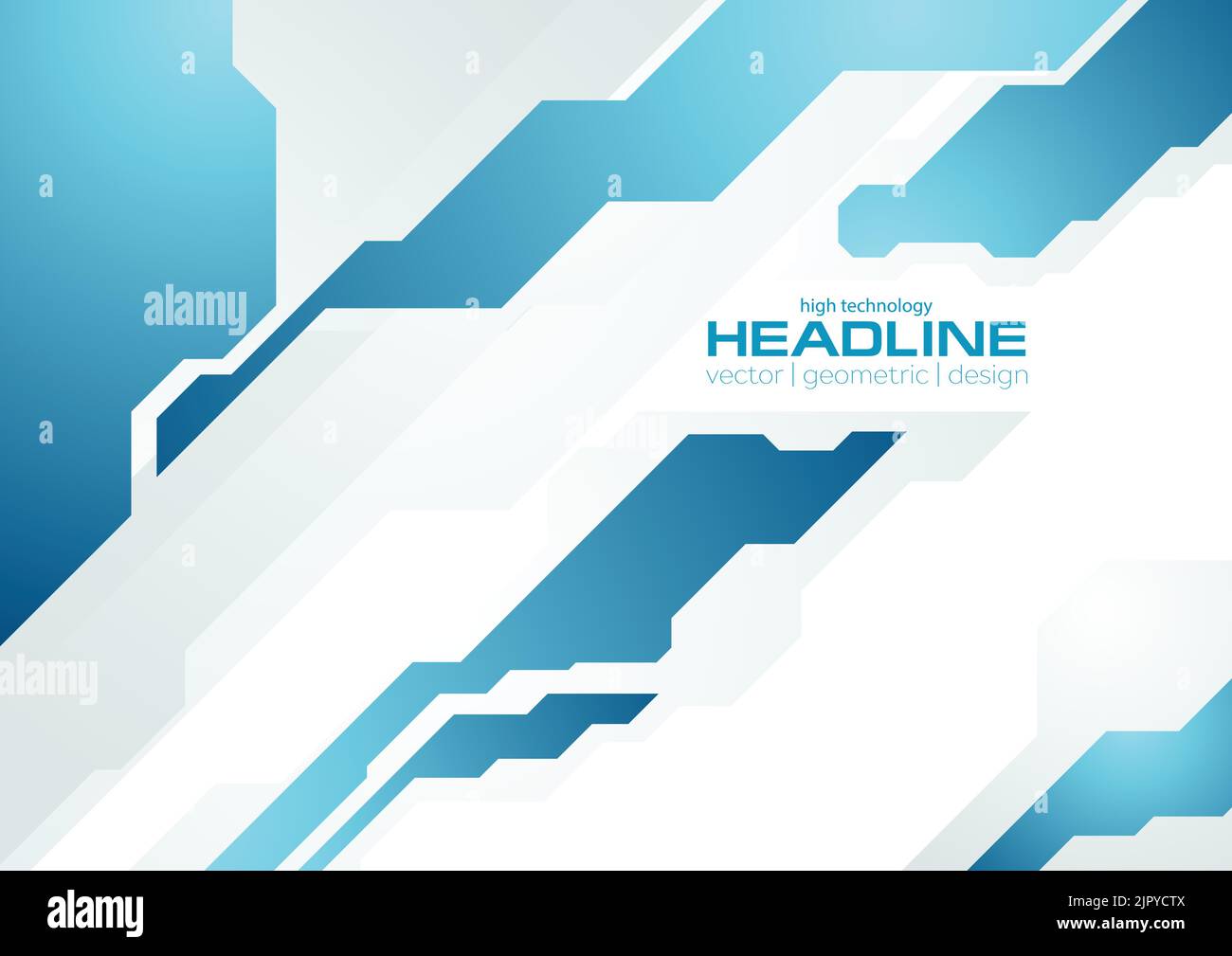 Blue and grey abstract technology futuristic background. Vector design ...