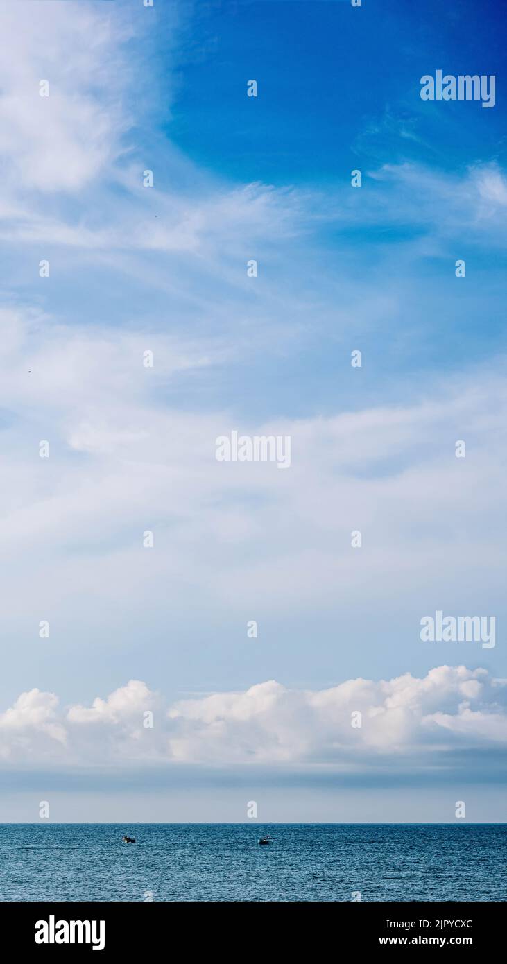 VERTICAL PANORAMA real photo natural cloudscape wallpaper. Beautiful ...