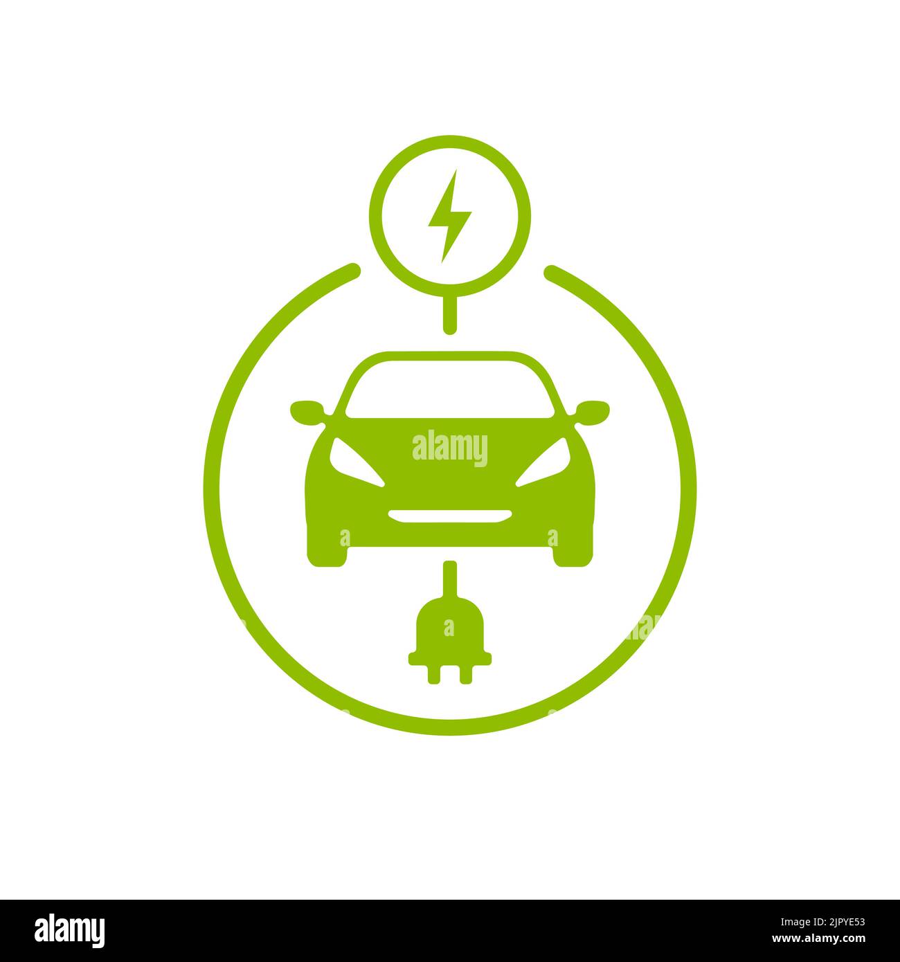 Electric car charge icon symbol. EV charge station Stock Vector Image ...