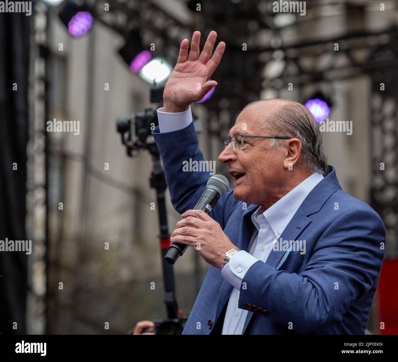 Lula hace lanzamiento oficial de la campaña en Vale do Anhangabaú en SP ...