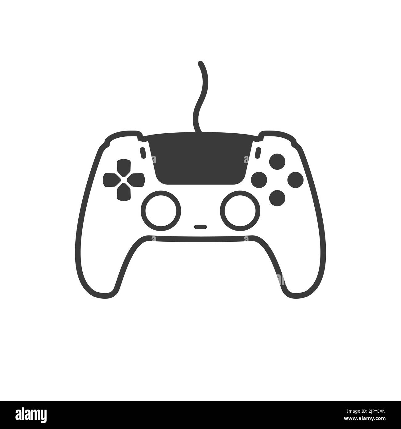 Joystick icon Black and White Stock Photos & Images - Alamy