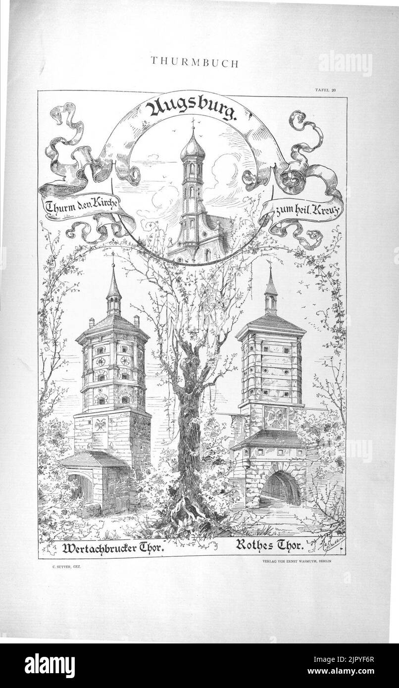 Thurmbuch Seite 024 Stock Photo - Alamy