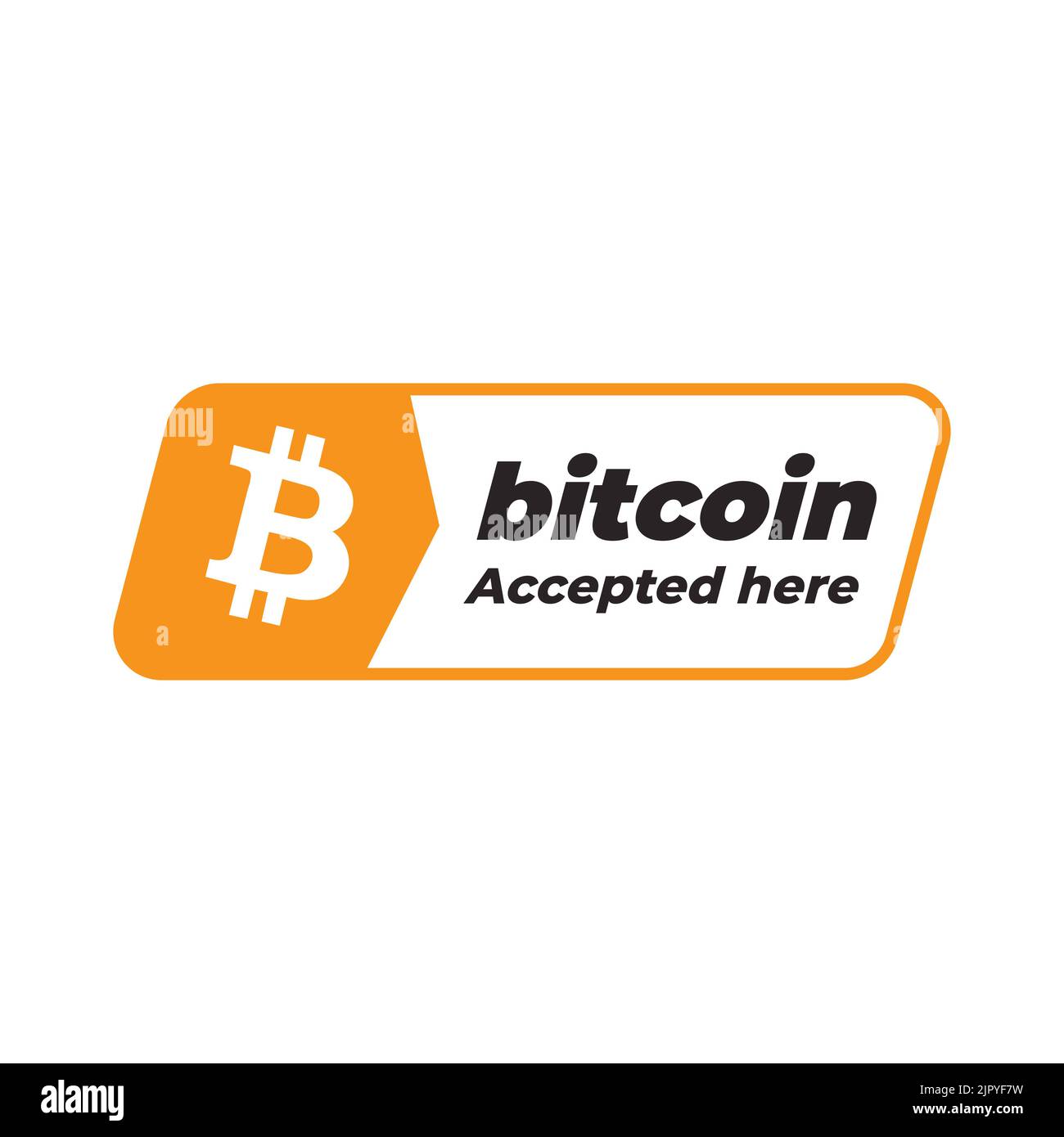 Bitcoin accepted Stock Vector Images - Alamy