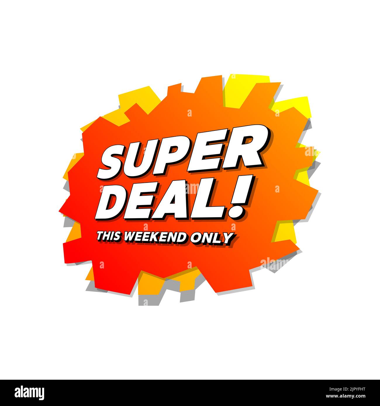 Super deal promotion label vector Stock Vector Image & Art - Alamy