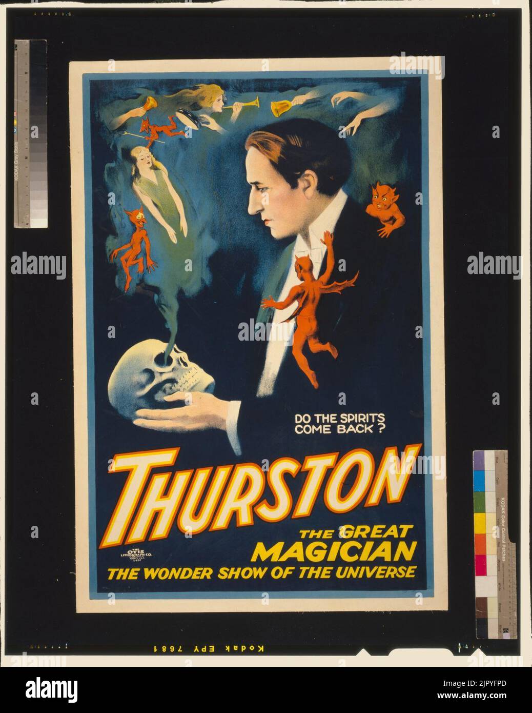 Thurston the great magician the wonder show of the universe Stock Photo ...