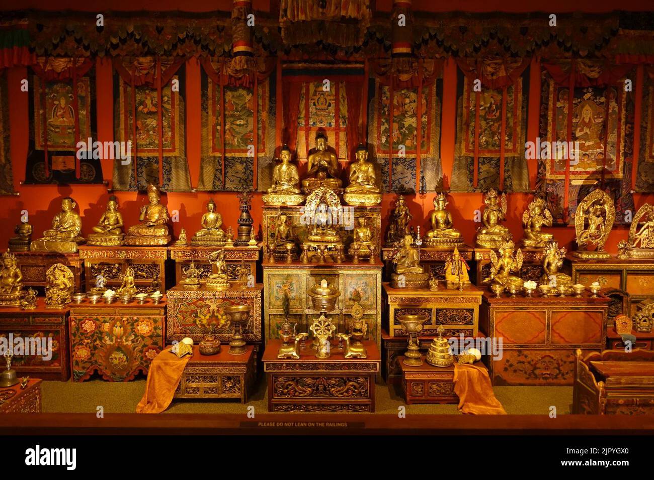 Tibetan Buddhist Shrine Room, Alice S. Kandell Collection, from Tibet ...