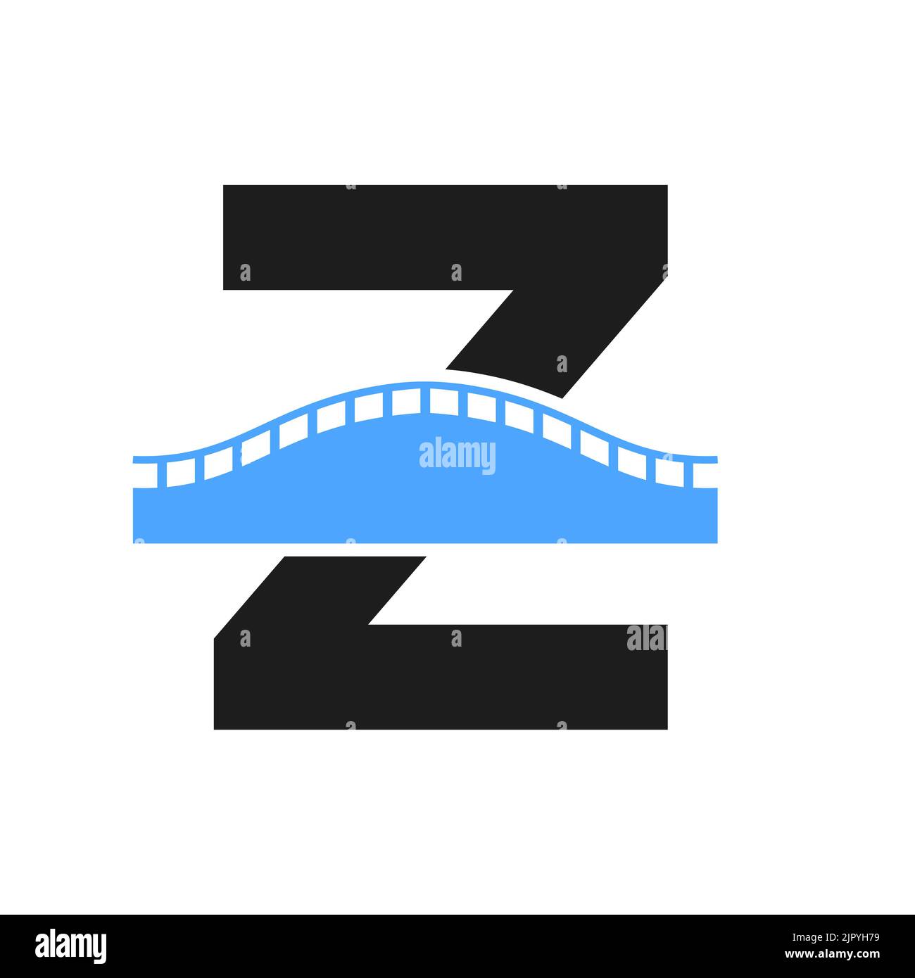 Letter Z Bridge Logo for Transportation, Journey and Construction ...