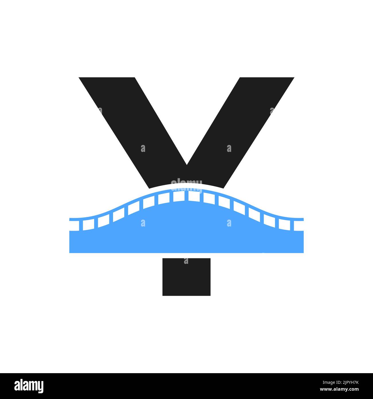 Letter Y Bridge Logo for Transportation, Journey and Construction ...