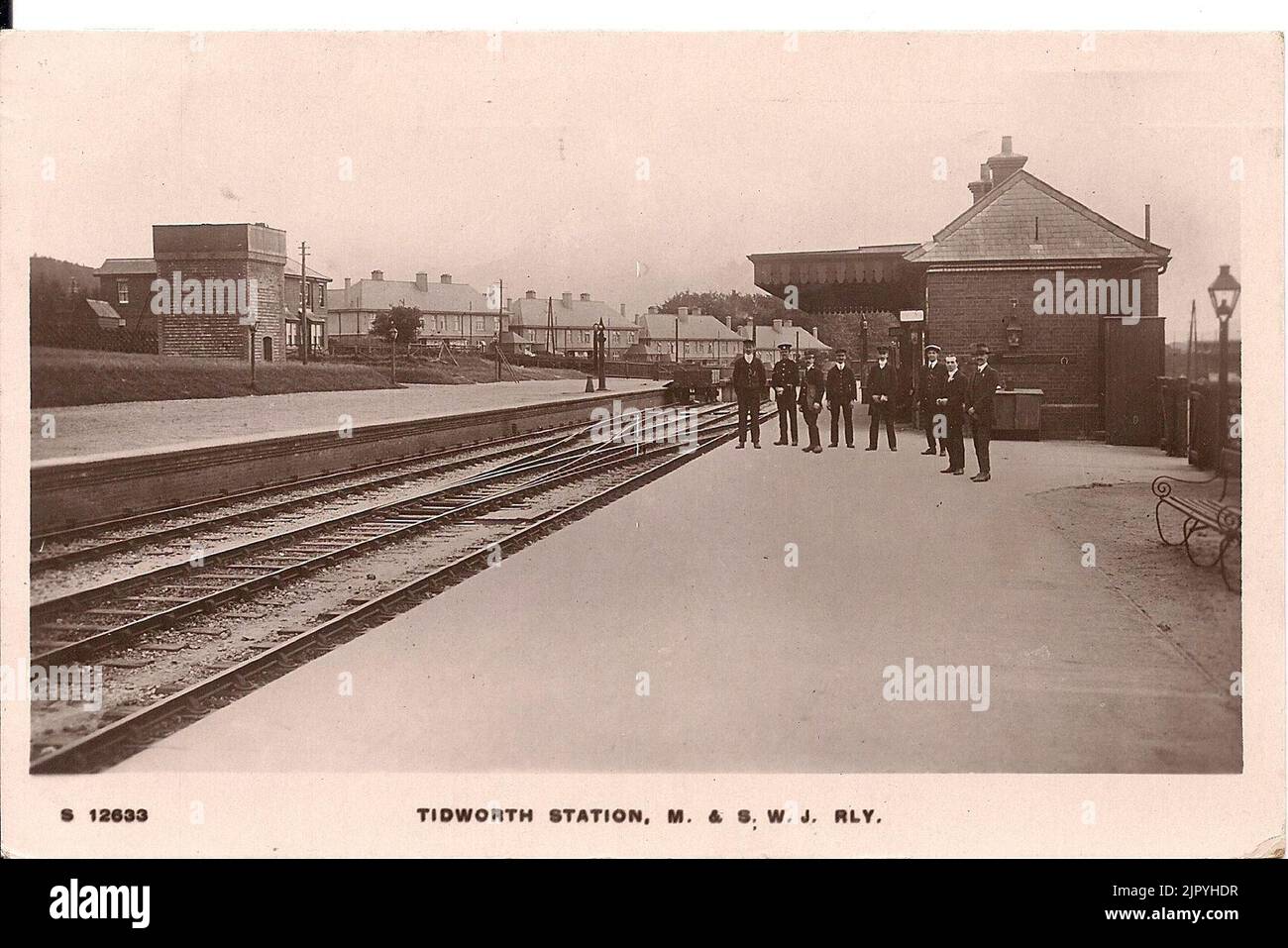 Tidworth railway station Stock Photo - Alamy