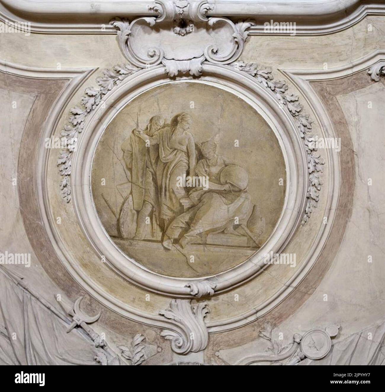 Tiepolo - Geografia, Palazzo Barbarigo, 1744-1745 Stock Photo - Alamy