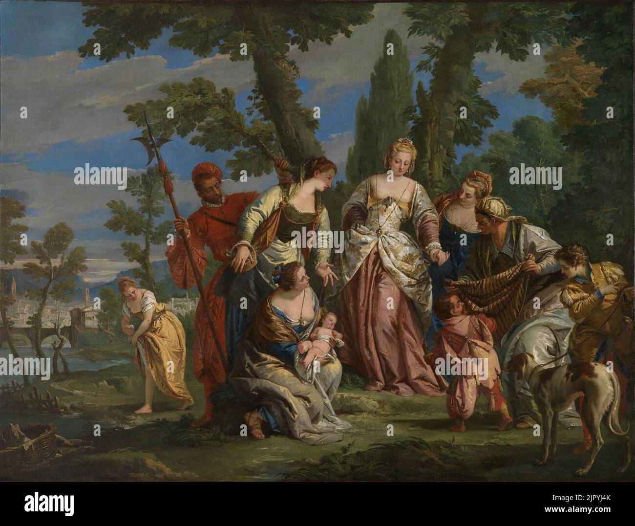 Tiepolo - The Finding of Moses, 1740-1745 Stock Photo - Alamy