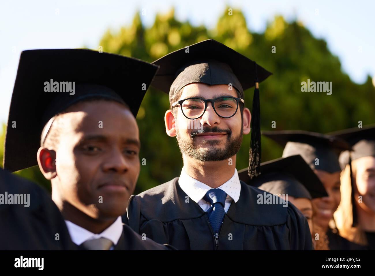 As one chapter closes, another opens. Portrait of a university student ...