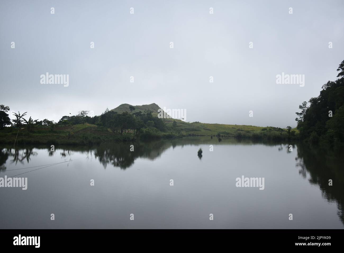 Calming lake where you can see and relax Stock Photo - Alamy