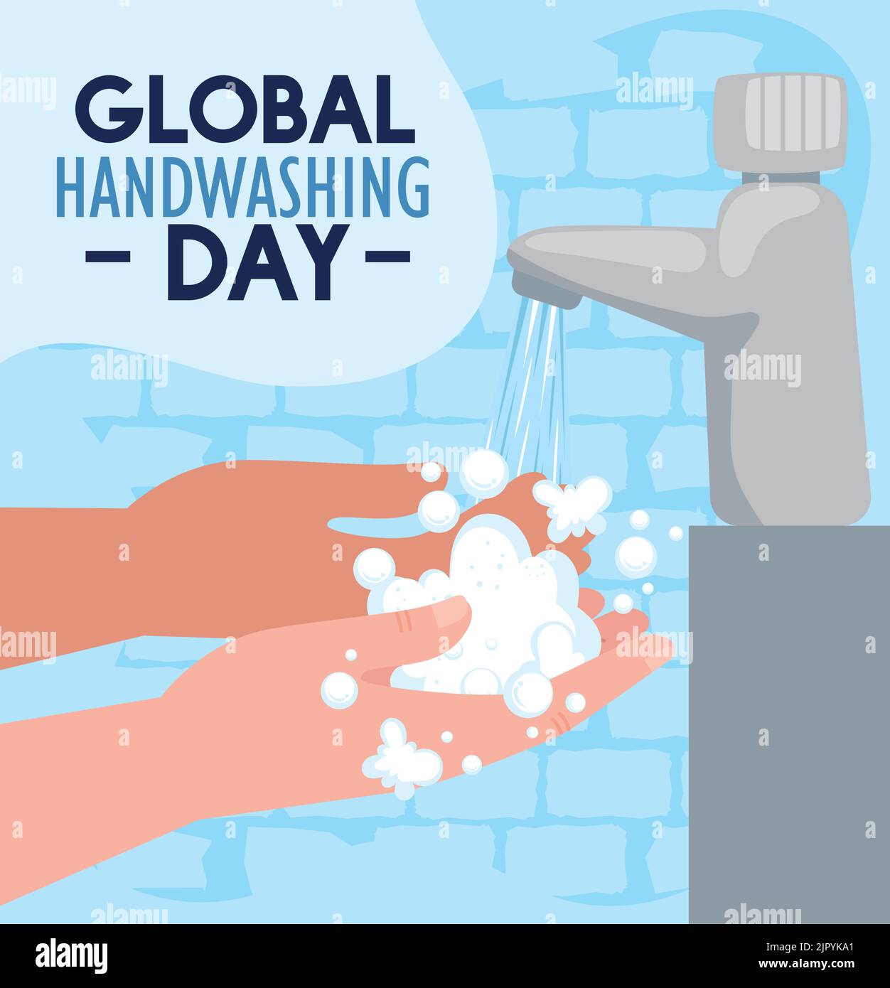 global handwashing day lettering Stock Vector Image & Art - Alamy