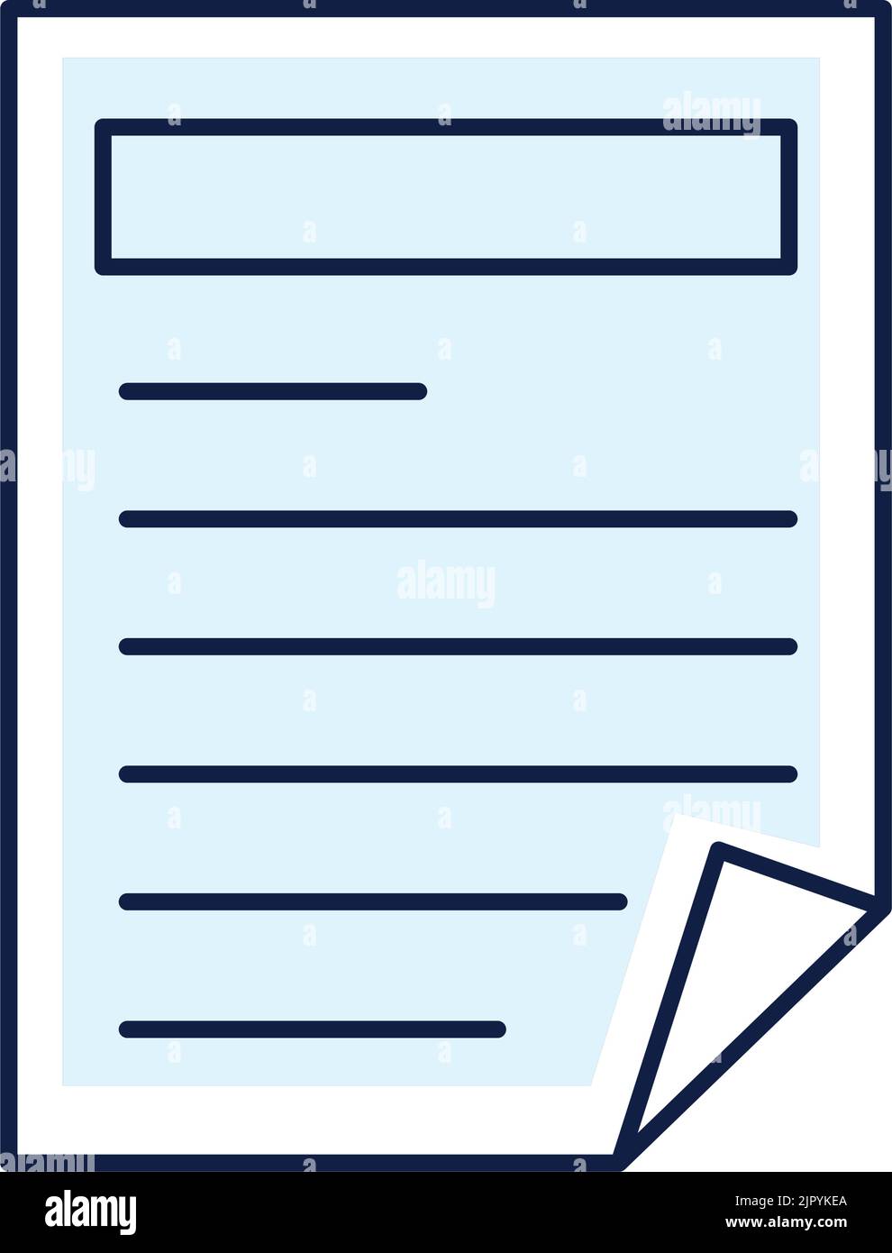 Document File Paper Format Stock Vector Image And Art Alamy