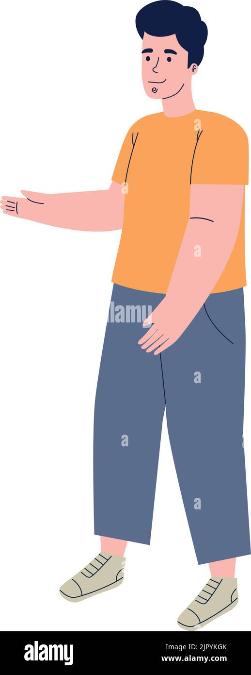 man standing avatar character Stock Vector Image & Art - Alamy