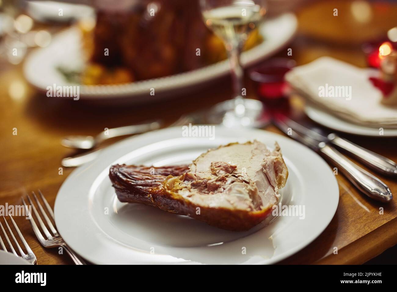 Youll be having seconds and thirds. Closeup shot of a serving of roast ...