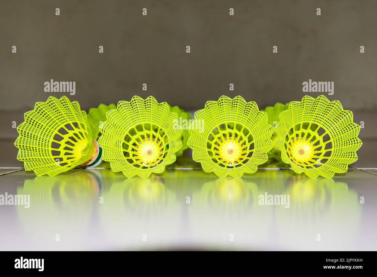 Plastic Badminton Ball,Yellow Ball,On Black Background,Texture Stock ...