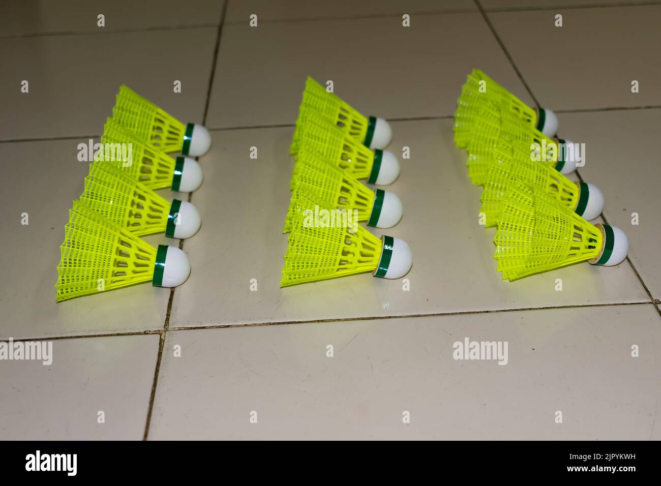 Plastic Badminton Ball,Yellow Ball,On Black Background,Texture Stock ...