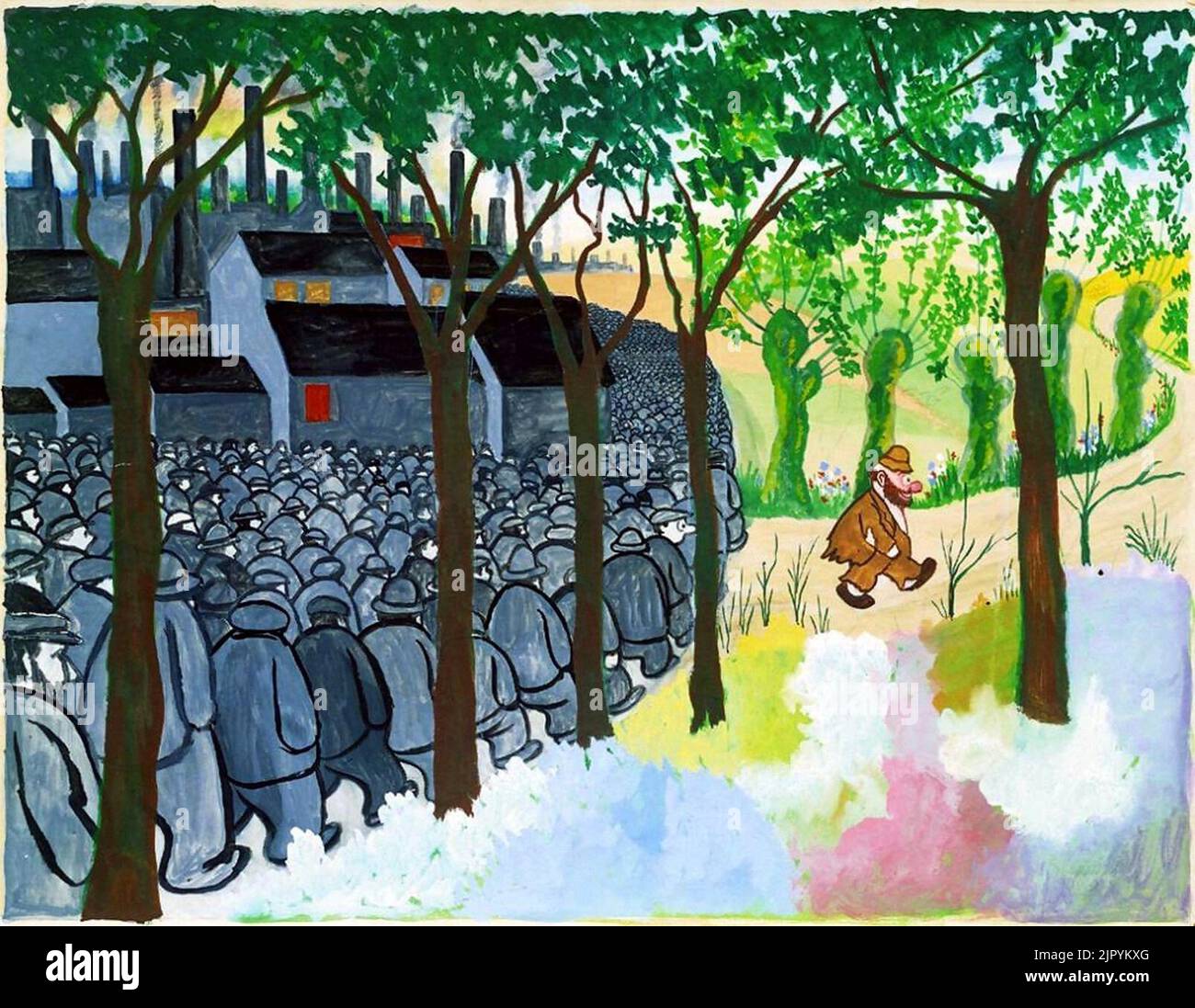 Tilbage til naturen - Storm P Stock Photo - Alamy