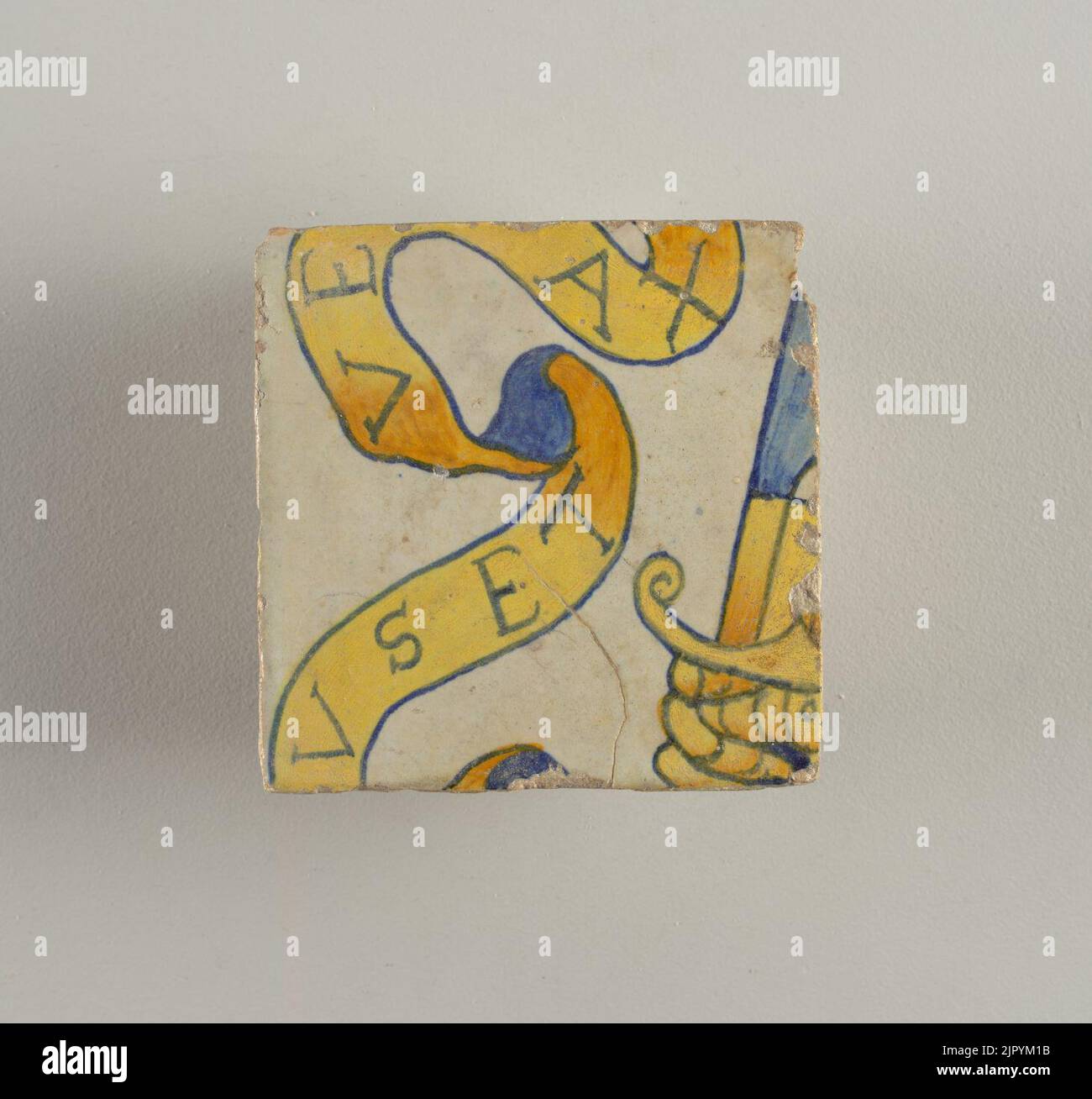 Tile (France), ca. 1600 Stock Photo - Alamy