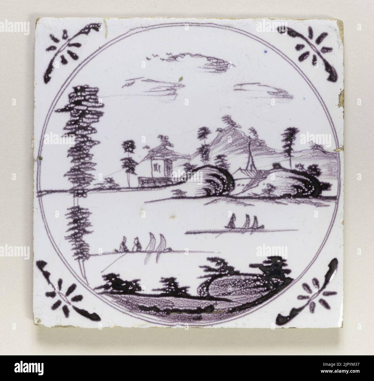 Tile (England), mid-18th century Stock Photo - Alamy