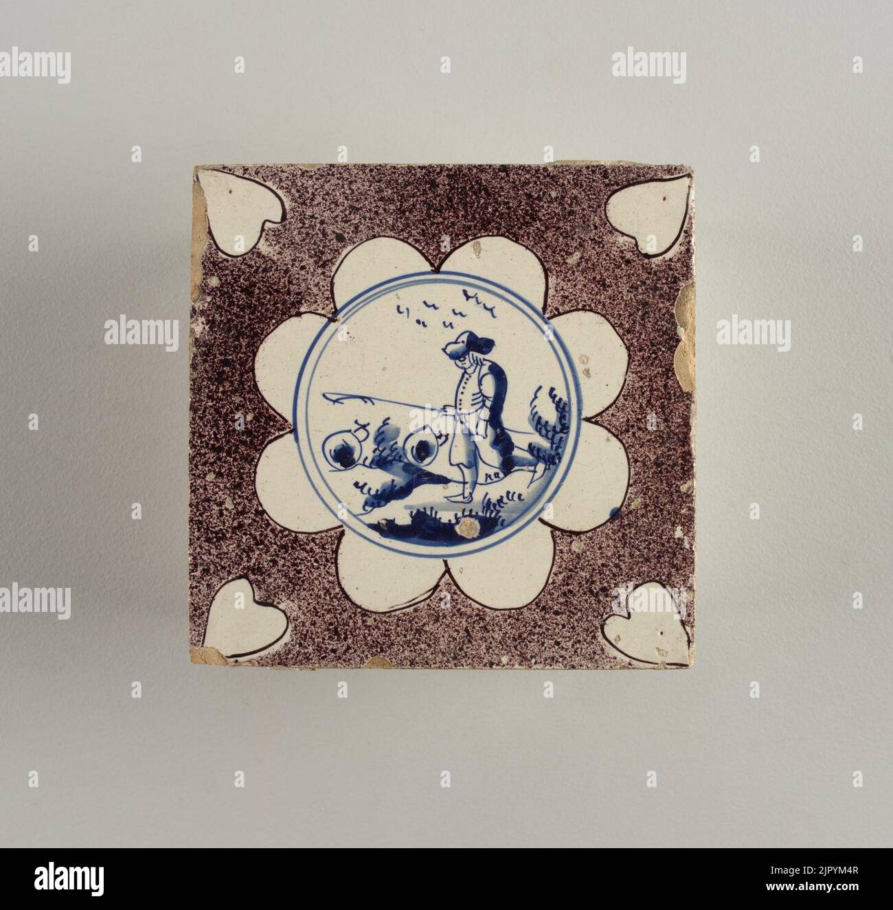 Tile (Netherlands), 18th century Stock Photo - Alamy